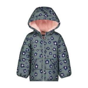 carter's baby girl winter jacket, green, 12 months