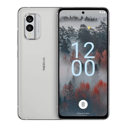 Nokia X30 5G Dual-Sim 256GB ROM + 8GB RAM (GSM only | No CDMA) Factory Unlocked 5G Smartphone (Ice White) - International Version