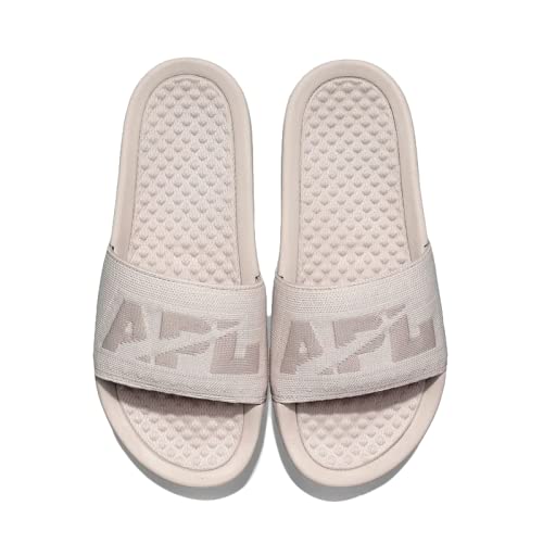 APL: Athletic Propulsion Labs Women's Big Logo Techloom Slide, Clay/Tundra, 10