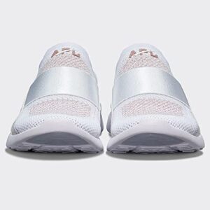 APL: Athletic Propulsion Labs Women's Techloom Bliss, White/Crème/Beachwood, 8