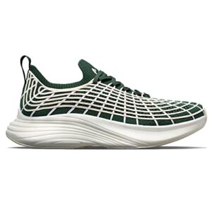 apl: athletic propulsion labs women's techloom zipline, great green/white/pristine, 8