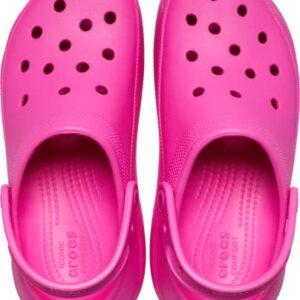 Crocs Unisex Classic Crush Clogs | Platform Shoes, Juice, 8 US Men