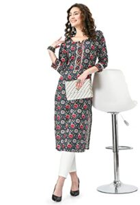 anjushree choice women cotton kurtis for women blue