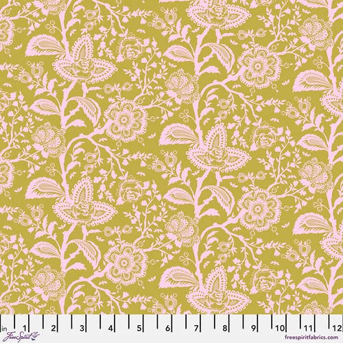 Parisville Deja Vu Scrap Bag (Approx 2 Yards) by Tula Pink for Free Spirit 2 Yards DIY Quilt Fabric