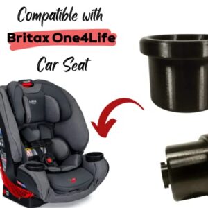 Cup Holder compatible with the Britaxx One4Life Child's Car Seat (Single Cup Holder)