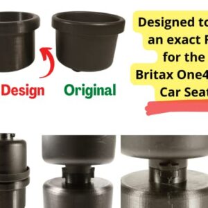 Cup Holder compatible with the Britaxx One4Life Child's Car Seat (Single Cup Holder)