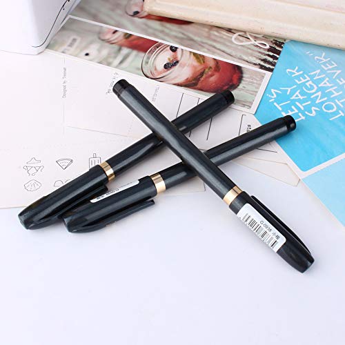 Yosoo Health Gear 3Pcs Calligraphy Soft Tip Pens, Soft Calligraphy Pens, Chinese Japanese Calligraphy Shodo Brush Ink Pen Writing Drawing Craft SG