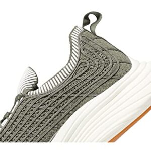 Athletic Propulsion Labs (APL) Techloom Zipline Fatigue/Ivory/Ribbed 9.5 B (M)