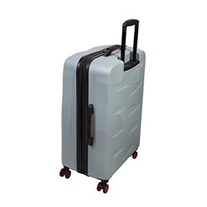 it luggage Elevate 32" Hardside Checked 8 Wheel Expandable Spinner, Ice Blue