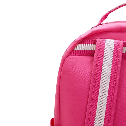 Kipling Women's Seoul 15" Laptop Backpack, Durable, Roomy with Padded Shoulder Straps, Fresh Pink C, One Size