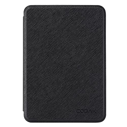 CoBak Case for All New Kindle 11th Generation 2022 Release Only - Ultra Slim PU Leather Smart Cover with Auto Sleep and Wake, Premium Protective Case for Kindle 2022, Black