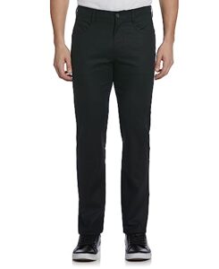 cubavera men's l/v/e 5 pocket pant five, jet black, 34w x 30l