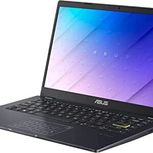 ASUS 2022 14" HD Laptop, Intel Celeron N4020 Processor, 4GB RAM, 64GB eMMC, Webcam, Intel HD Graphics 500, Bluetooth, Windows 11 Home, Peacock Blue, 128GB SnowBell USB Card