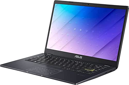 ASUS 2022 14" HD Laptop, Intel Celeron N4020 Processor, 4GB RAM, 64GB eMMC, Webcam, Intel HD Graphics 500, Bluetooth, Windows 11 Home, Peacock Blue, 128GB SnowBell USB Card