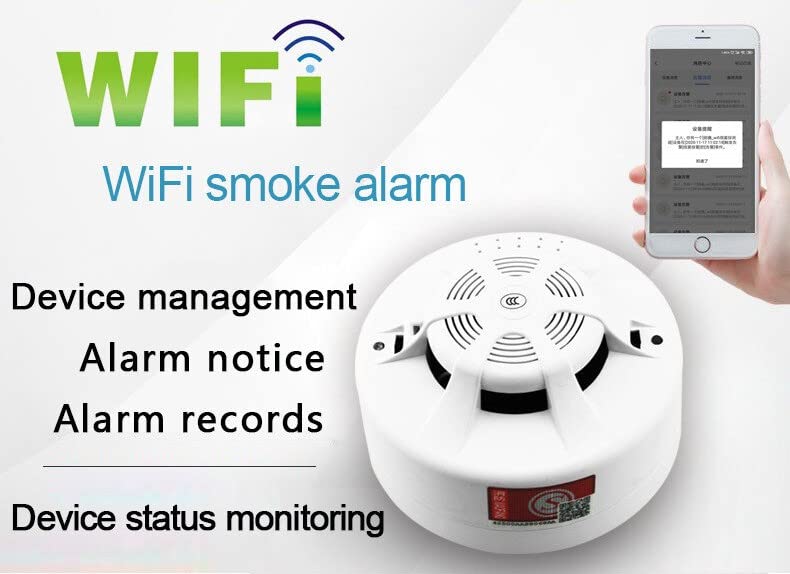 Smoke and Heat Detector, Two in one in use with TUYA Smart App