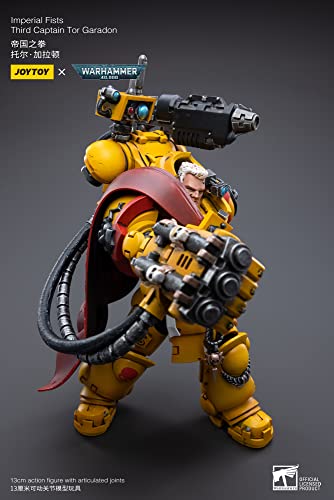 BLOOMAGE JOYTOY (BEIJING) TECH Warhammer 40k: Imperial Fists Third Captain Tor Garadon 1:18 Scale Figure