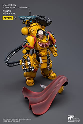 BLOOMAGE JOYTOY (BEIJING) TECH Warhammer 40k: Imperial Fists Third Captain Tor Garadon 1:18 Scale Figure