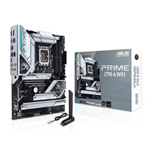 asus prime z790-a wifi 6e lga 1700(intel®13th&12th) atx motherboard (16+1 drmos, pcie 5.0,ddr5,4x m.2 slots,2.5 gb lan,usb 3.2 gen 2 front panel type-c, thunderbolt™ 4/usb4, dp)