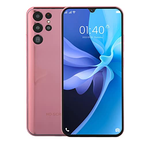 S22 Ultra 5G Unlocked Smartphone,6.4in Waterdrop Screen Cell Phone with Dual Camera,4GB RAM 64GB ROM MT6582 Quad Core Cell Phone,Support Dual Nano Sim Card,for Android 11()