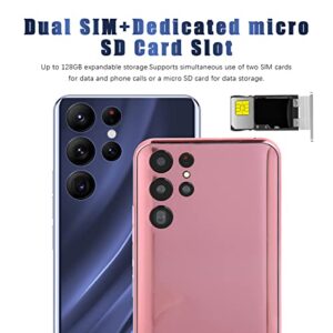 S22 Ultra 5G Unlocked Smartphone,6.4in Waterdrop Screen Cell Phone with Dual Camera,4GB RAM 64GB ROM MT6582 Quad Core Cell Phone,Support Dual Nano Sim Card,for Android 11()