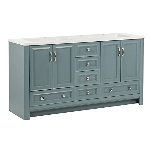 Spring Mill Cabinets Nimay Bathroom Vanity with Sink, Sage