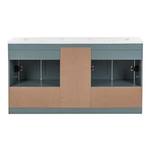 Spring Mill Cabinets Nimay Bathroom Vanity with Sink, Sage