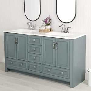 Spring Mill Cabinets Nimay Bathroom Vanity with Sink, Sage