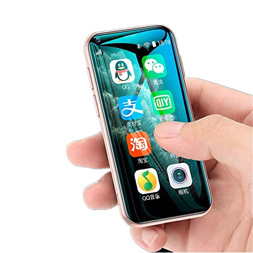 3G Mini Smartphone For Android, Pocket Cell Phone Portable Small Mobile Phone, Micro 2.5" Touch Screen Mini phone Support 3G Internet, WiFi, GPS, Quad Core, For Students, 1580mAh(Dark Night Green)