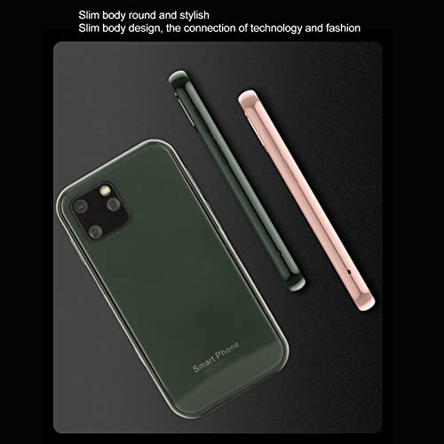 3G Mini Smartphone For Android, Pocket Cell Phone Portable Small Mobile Phone, Micro 2.5" Touch Screen Mini phone Support 3G Internet, WiFi, GPS, Quad Core, For Students, 1580mAh(Dark Night Green)