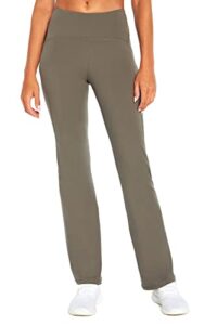 jessica simpson sportswear women's standard encore high rise bootcut pocket pant, gunmetal, medium