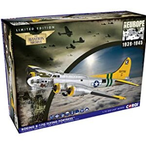 Corgi Diecast Boeing B-17G Flying Fortress 'Milk Wagon' 1:72 WWII US Military Aircraft Display Model AA33321