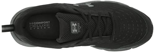 Under Armour Men's Charged Assert 10 Camo Running Shoe, (001) Black/Black/Pitch Gray, 11