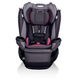 Evenflo Revolve360 Extend All-in-One Rotational Car Seat with Quick Clean Cover (Rowe Pink)