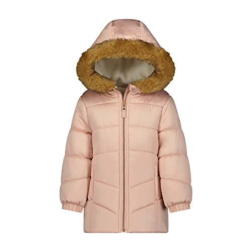 OshKosh B’gosh Baby Girl's Puffer Jacket-Warm, Hooded Winter Coat, Pink Blush, 2 Years