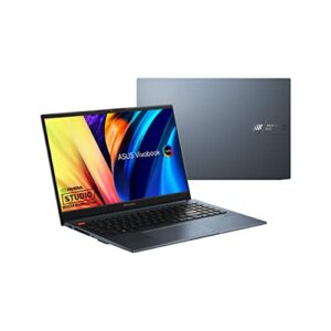 ASUS VivoBook Pro 15 Laptop, 15.6” FHD Display, Intel Core  i7-12650H CPU, NVIDIA GeForce RTX 3050 GPU, 16GB RAM, 512GB SSD, Windows 11 Home, Quiet Blue, K6502ZC-DB74