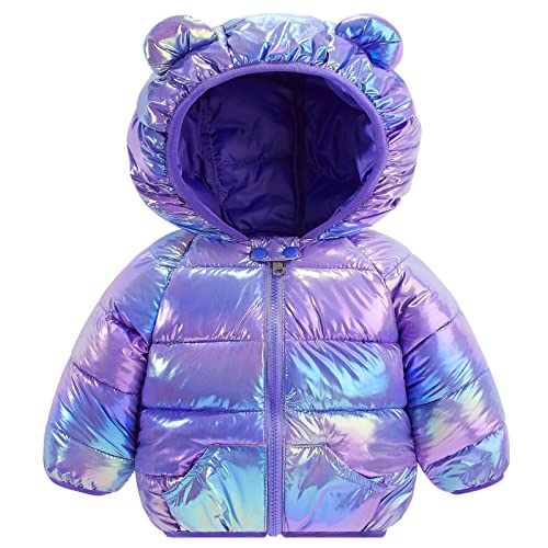 UNICOMIDEA Baby Girl Clothes 12-18 Months Cute Baby Winter Coat Long Sleeves Infant Zipper Jackets Size 18M Puffer Outerwear Coats Fashion Baby 1st Holiday Jacket