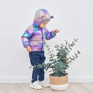 UNICOMIDEA Baby Girl Clothes 12-18 Months Cute Baby Winter Coat Long Sleeves Infant Zipper Jackets Size 18M Puffer Outerwear Coats Fashion Baby 1st Holiday Jacket