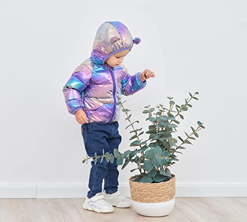 UNICOMIDEA Baby Girl Clothes 12-18 Months Cute Baby Winter Coat Long Sleeves Infant Zipper Jackets Size 18M Puffer Outerwear Coats Fashion Baby 1st Holiday Jacket