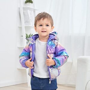 UNICOMIDEA Baby Girl Clothes 12-18 Months Cute Baby Winter Coat Long Sleeves Infant Zipper Jackets Size 18M Puffer Outerwear Coats Fashion Baby 1st Holiday Jacket