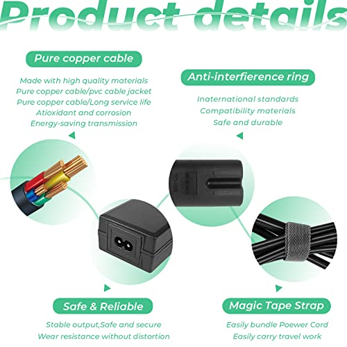 24V 2A 3-Pin XLR Connector Electronic Scooter Battery Charger for Go-Go Elite Traveller,Pride Mobility,Jazzy Power Chair Battery Charger & Plus Ezip Mountain Trailz (with 3.9ft US Power Cord)