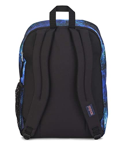 JanSport Big Student Backpack-Travel, or Work Bookbag with 15-Inch Laptop Compartment, Cyberspace Galaxy, One Size