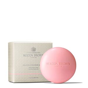 molton brown delicious rhubarb & rose perfumed soap