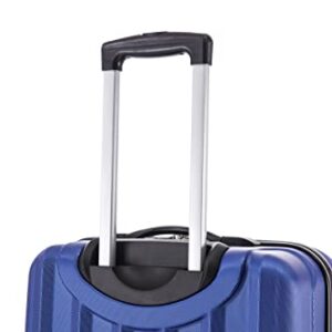 Rockland Santa Monica Hardside Spinner Wheel Luggage, Blue, 19", 24", 28"