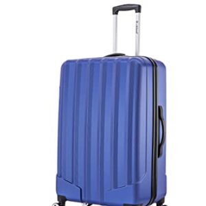 Rockland Santa Monica Hardside Spinner Wheel Luggage, Blue, 19", 24", 28"