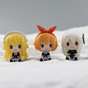 Anime Figure 7pcs/Set Anime Action Figures Girls Toys Collectible Doll Set Anime Statues Anime Stuff (yishijie Set)