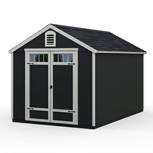 handy home products greenbriar 8x12 do-it-yourself wooden storage shed