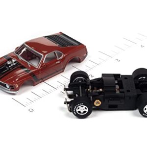 Auto World Super III 1970 Ford Boss Mustang (Red) HO Scale Slot Car