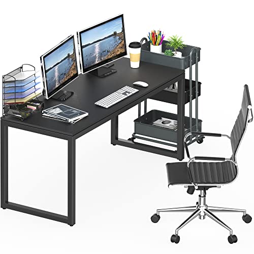 SHW Artwork Solo Desk, Black