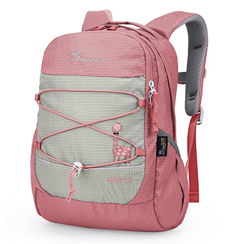 MOUNTAINTOP Kids Backpack for Boys Girls Preschool Kindergarten Children Lightweight Daypack, Pink 8.7x5.9x15