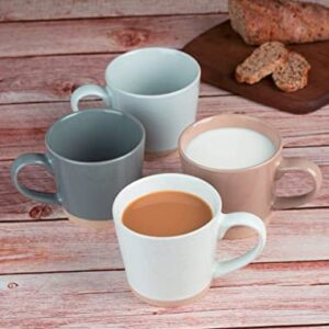 famiware Coffee Mug Set for 4, Multi-color